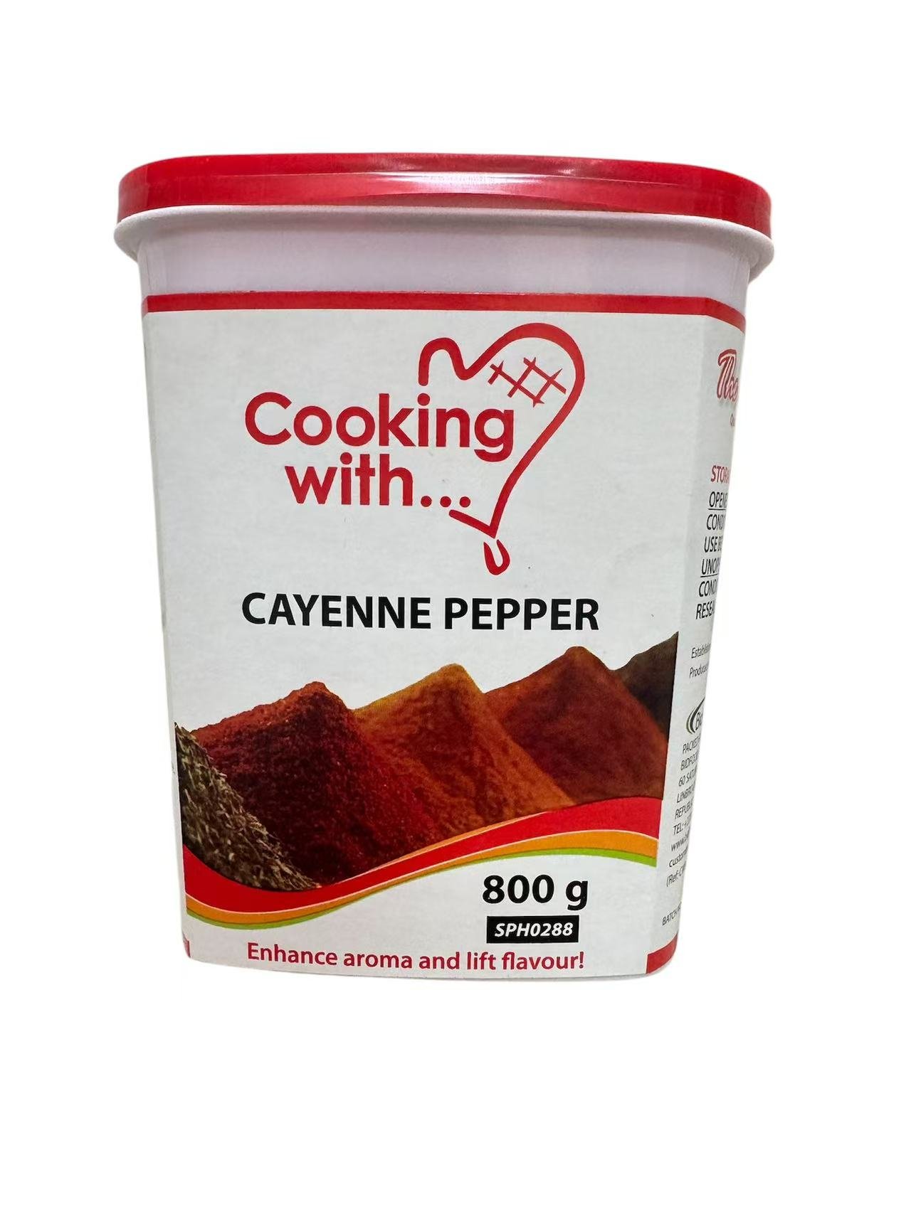 CAYENNE PEPPER 800G COOKING